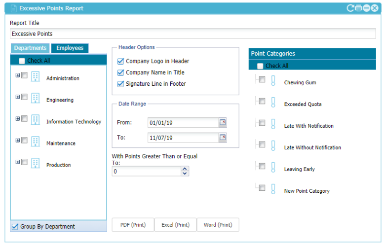 Point and Occurrence tracking with SoftTime | Software Techniques
